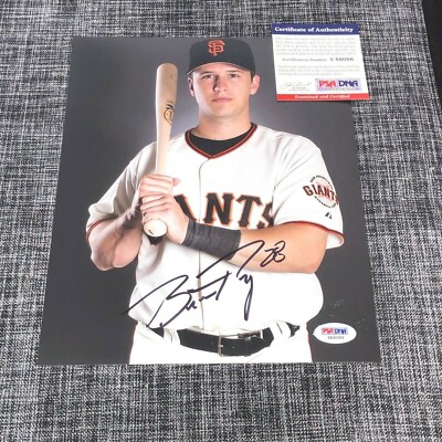 BUSTER POSEY SIGNED AUTOGRAPH 8X10 PHOTO SAN FRANCISCO GIANTS MVP PSA ...