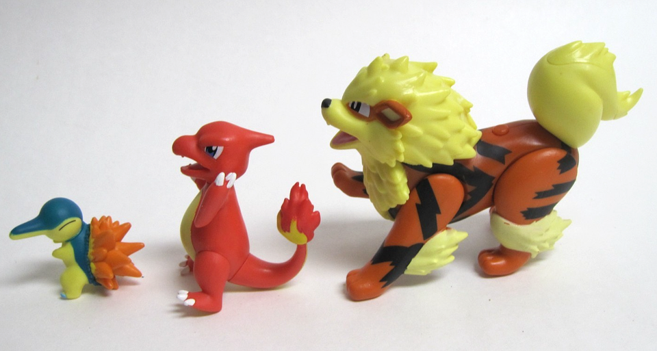 Pokémon Battle Figure: Arcanine + Charmeleon + Cyndaquil | eBay