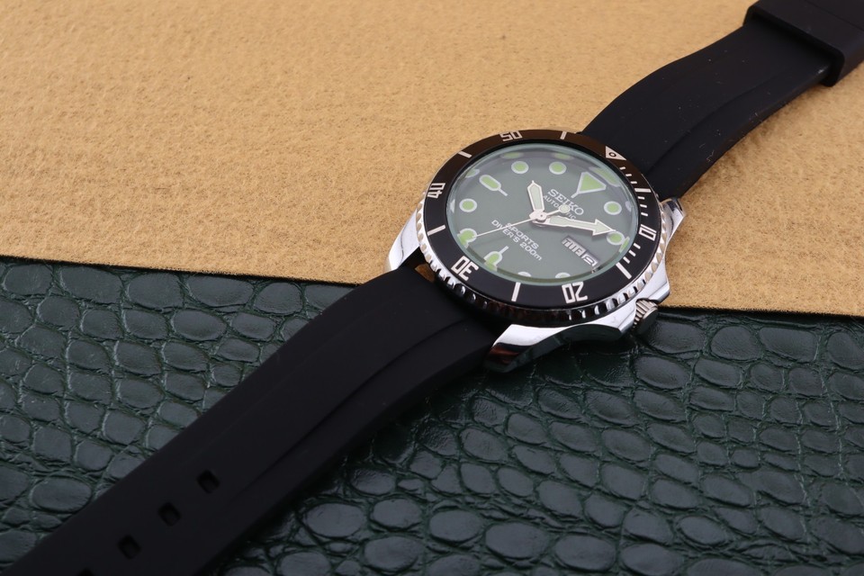 Vintage Seiko Diver's Look Automatic Rotating Bezel 6309A Day - Date ...