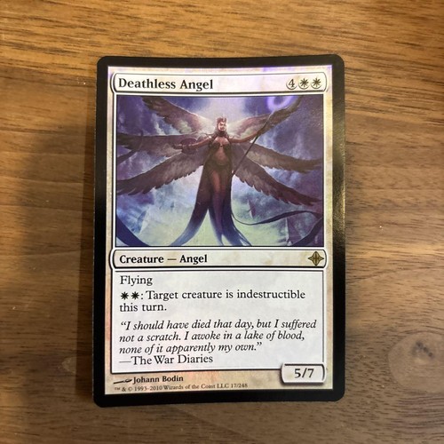 Magic the Gathering The Undead Angel English Foil Card Used | eBay