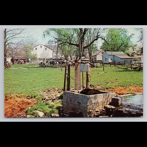 Vintage Lancaster Pennsylvania Amish Farm Postcard Unposted Scenic ...