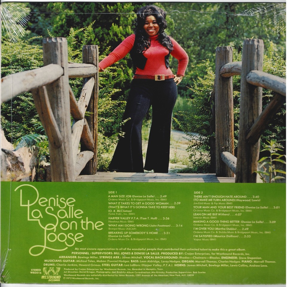 DENISE LA SALLE on the loose U.S. WESTBOUND LP WB-2016_orig 1973 STILL SEALED | eBay Australia