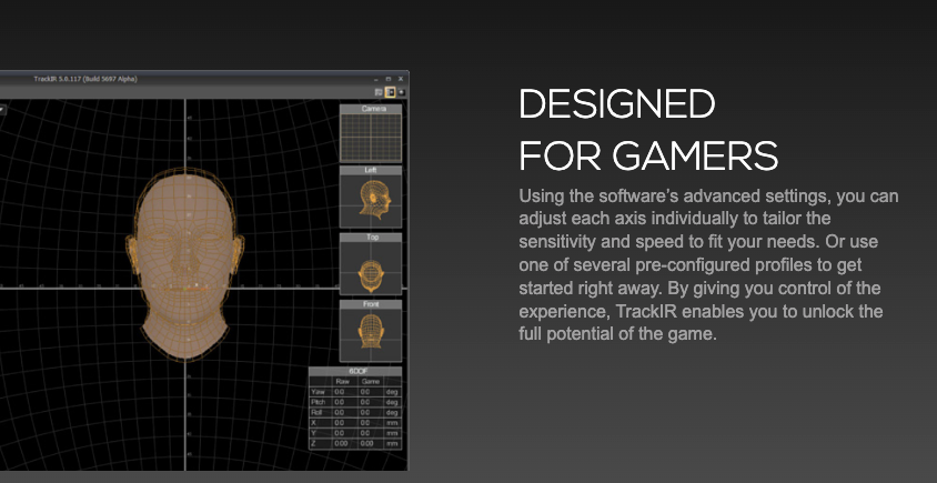 Natural Point TrackIr 5 Optical Head Tracking System Bundle +Track Clip ...