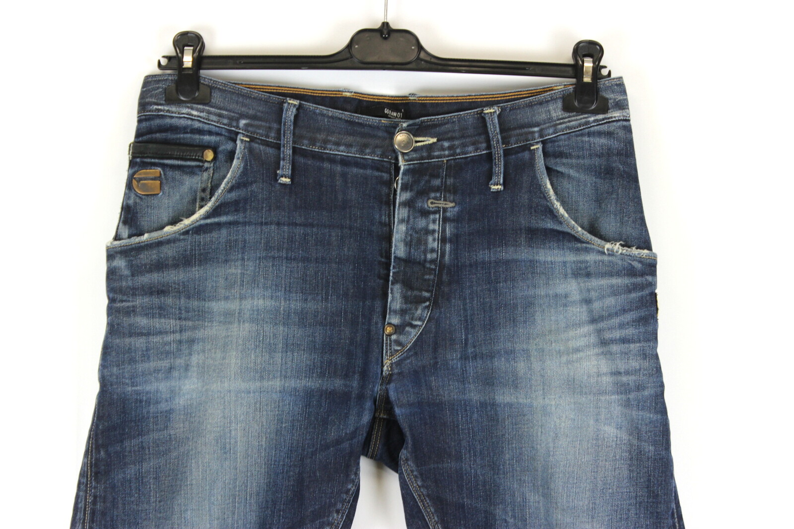 G-STAR RILEY LOOSE TAPERED Men Jeans Size W32 L28 Blue Twisted ...
