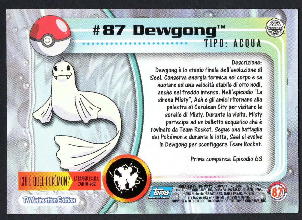 Dewgong Mega Evolution