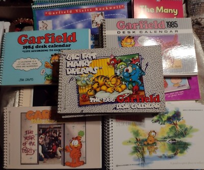 Various Vintage Garfield Desk/Wall Calendars. You Choose. 1984-1999 | eBay