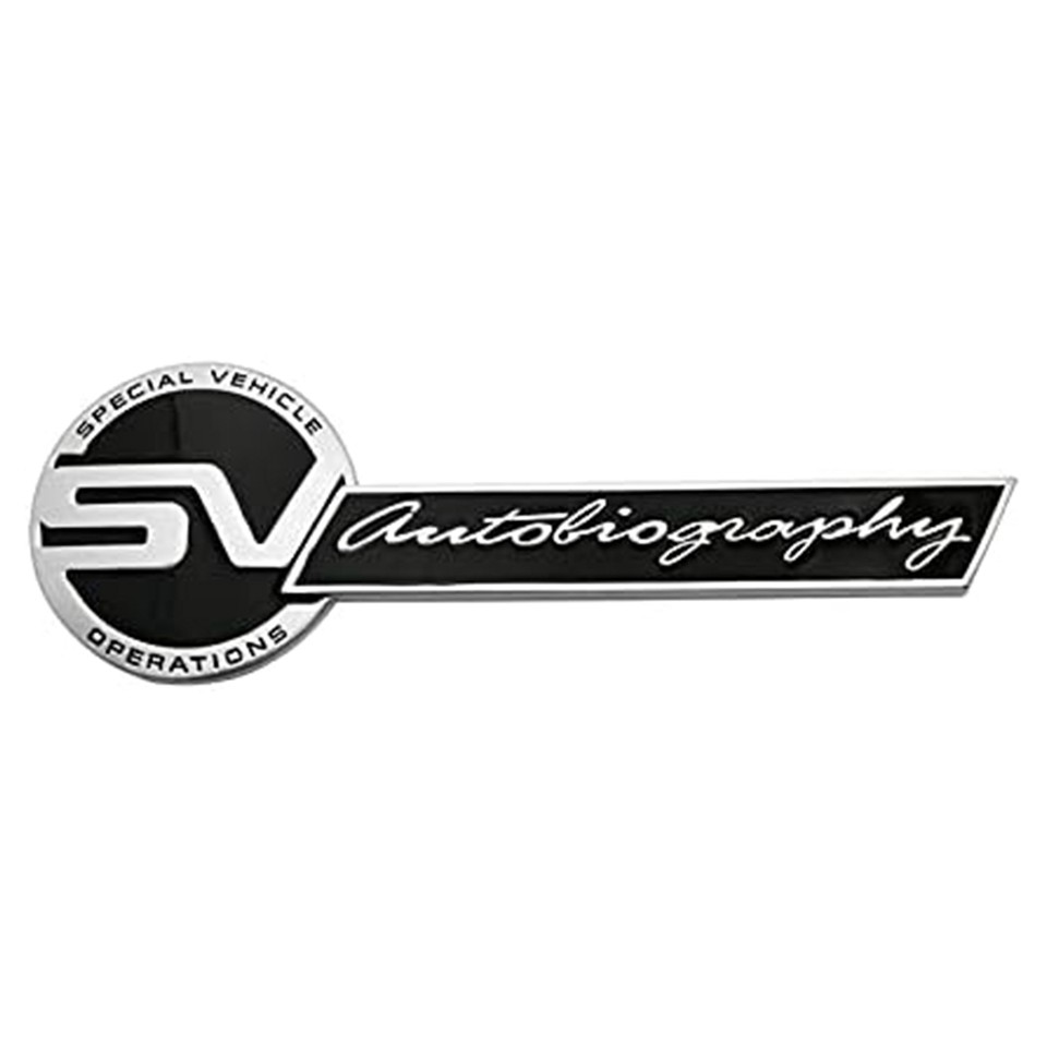 3D Fashion Metal SV Autobiography Emblem Car Decal Badge Sticker Auto ...