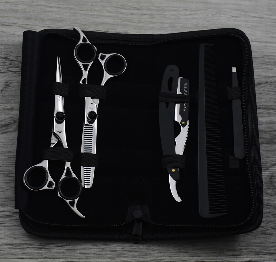 Professional Salon Hair Cutting+Thinning Scissors Barber Shears ...