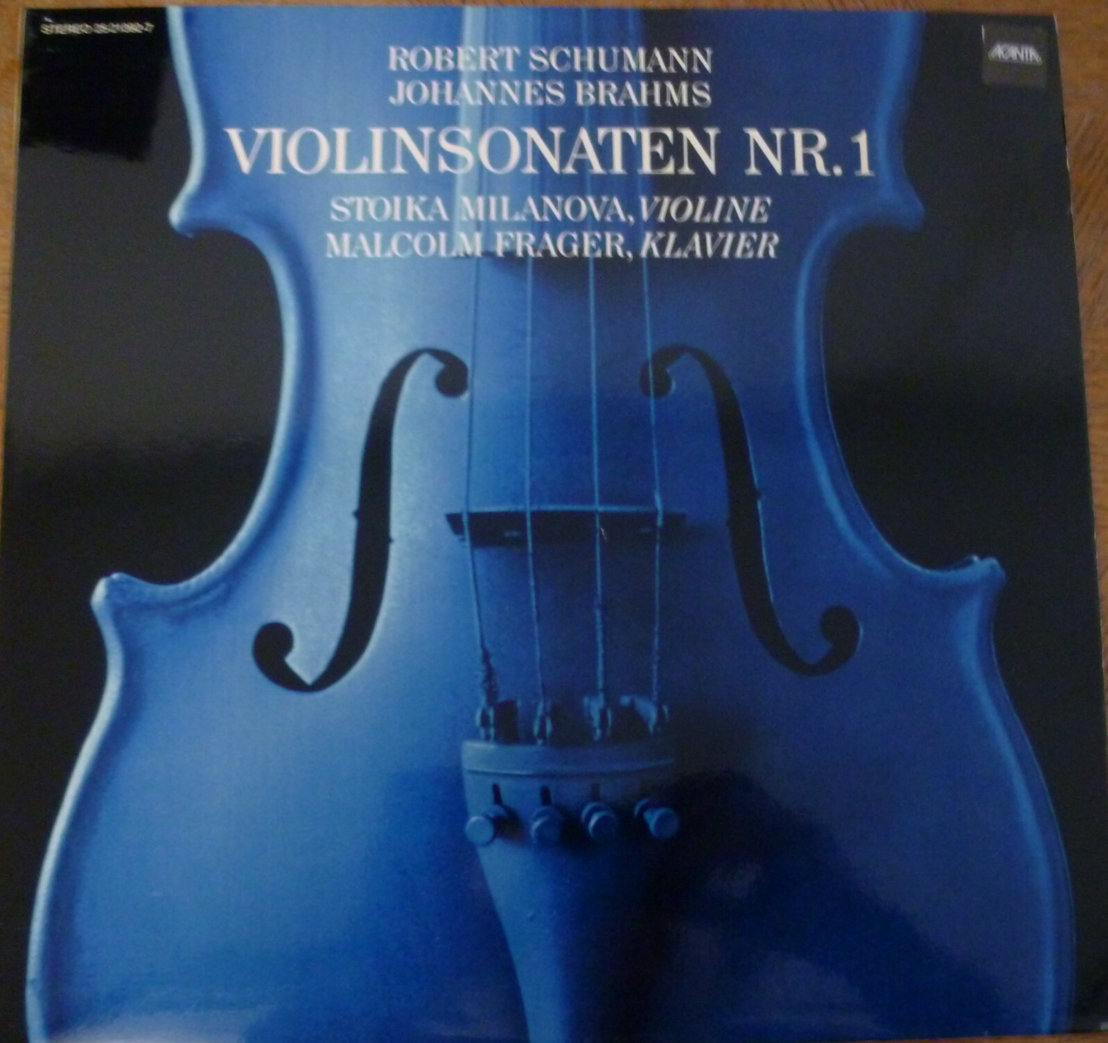 STOIKA MILANOVA - MALCOM FRAGER / SCHUMANN & BRAHMS violin sonatas ...
