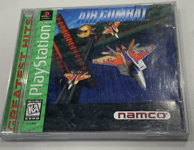 Air Combat (PlayStation 1 PS1, 1995) NM Disc Complete CIB Manual FAST ...