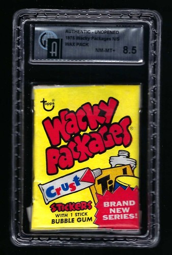 1973 Topps Wacky Packages Series 4 Unopened Wax Pack GAI 8.5 Very Rare ...