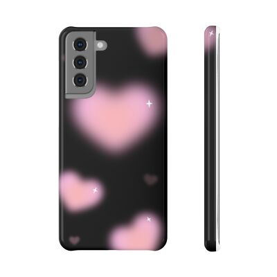 Romantic Heart Print Slim Snap Case for Smartphones | eBay
