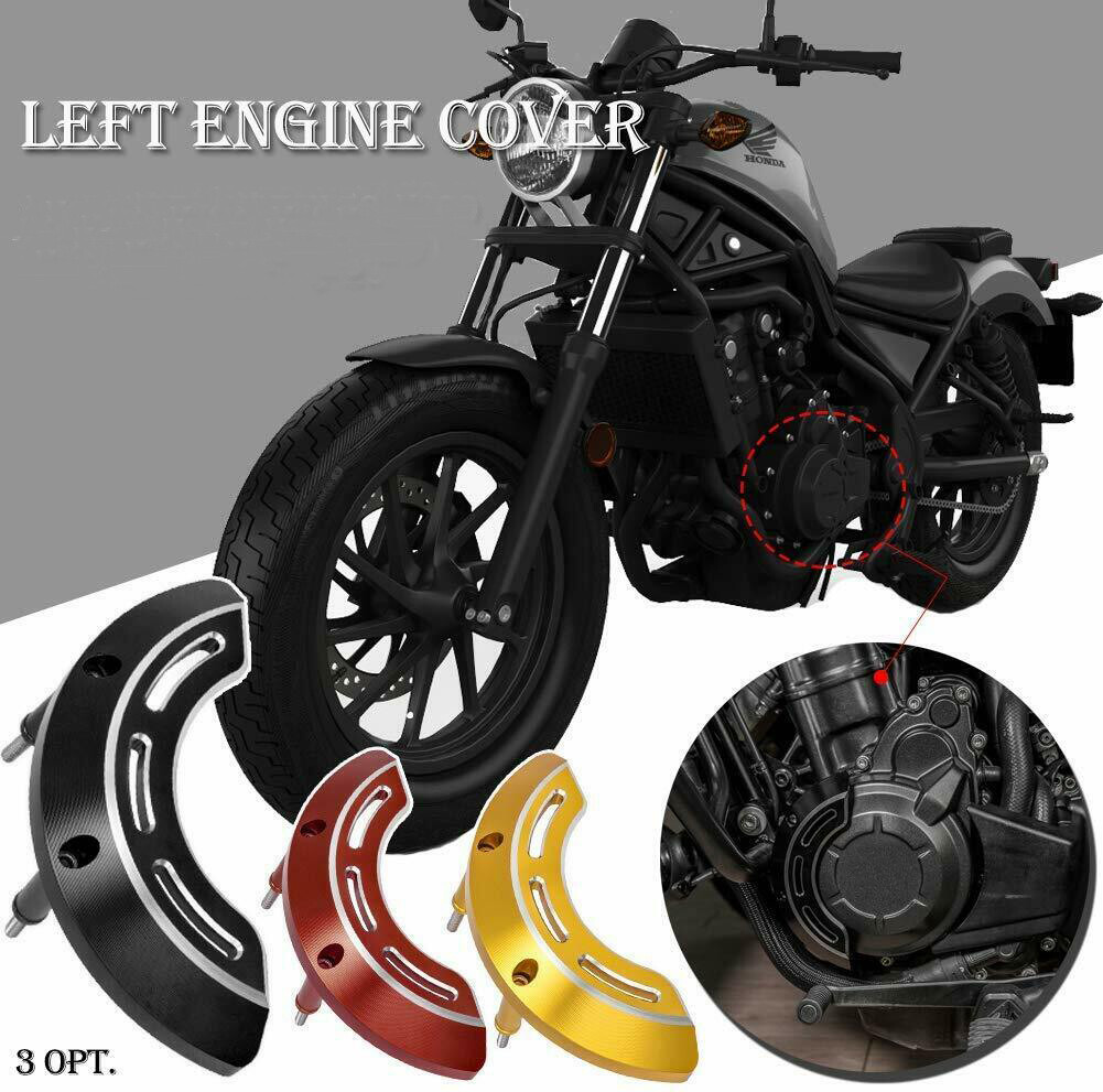 Left Frame Slider Engine Cover Protector For Honda Rebel CMX 300 500 ...
