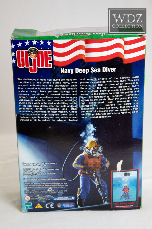 GI Joe Navy Deep Sea Diver Classic Collection - Real Diving Action | eBay