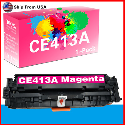1PK CE413A 305A Magenta Toner Cartridge for M451nw M475dn M351A Printer ...