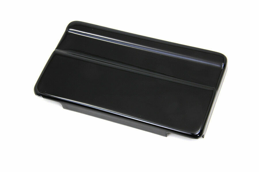 Black Battery Top Cover for Harley Davidson by V-Twin | eBay