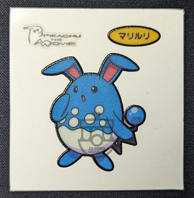Pokemon 2006 Japanese Pikachu the Movie Daiichi Pan Deco Sticker ...