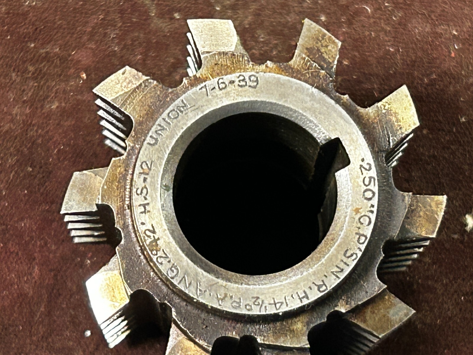 Union - Hob Module Gear Shaper Cutter Worm 14 - 1/2° Inv # ShE | eBay