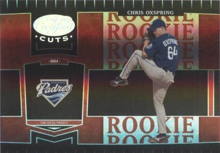 2004 Leaf Certified Cuts - Rookie Chris Oxspring #258 Marble Red /100 ...