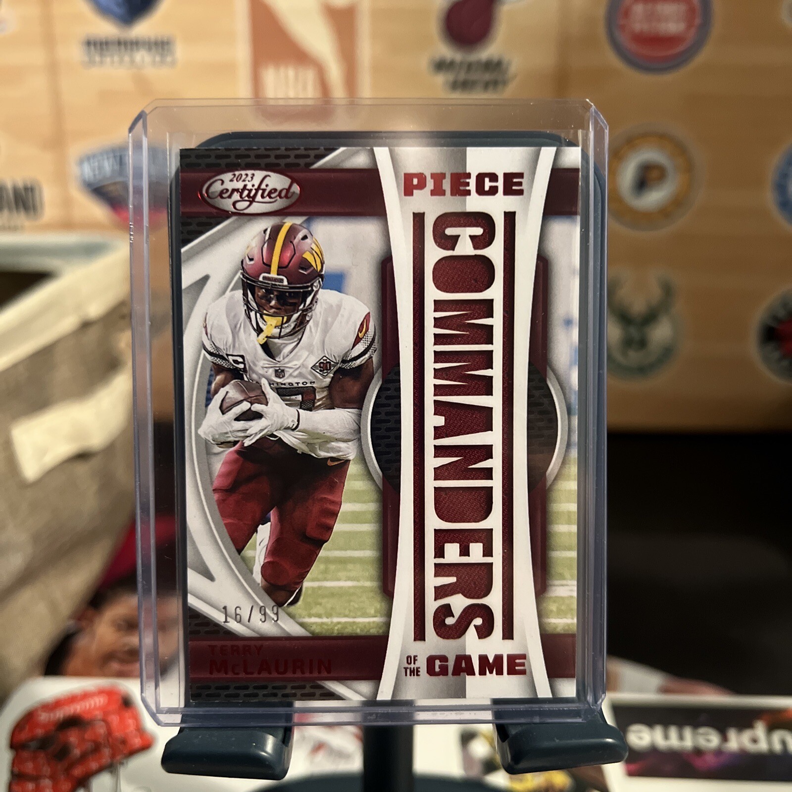 2023 Panini Certified Piece of The Game Red /99 Terry Mclaurin #POG-60 ...