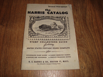 The Harris Catalog Second 1958 Edition Stamp Collectors Guide | eBay