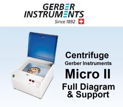 Gerber Instruments Micro II Centrifuge Full Electric & Electronic ...