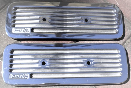 Polished Thickstun Aluminum Side Covers Chrysler DeSoto Flathead 6 Hot ...