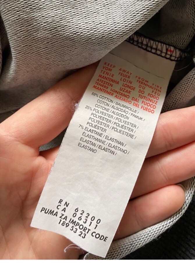 PUMA Heather Gray Dry Cell Crew Neck Sweatshirt S | eBay