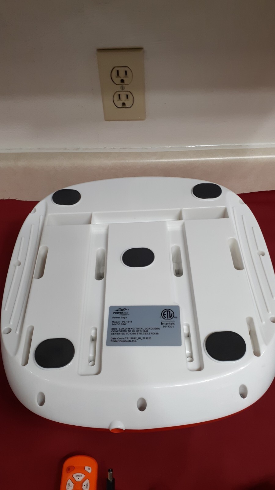 Power Legs by Power Fit Model PL-1911 Vibration Foot Calf Massager w ...