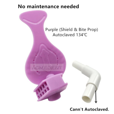 Dental Mouth Props Bite Blocks Isolation 1Step Suction Oral Dry Airway ...