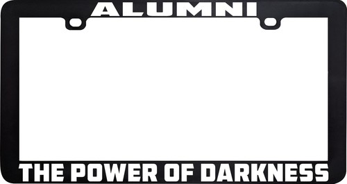 ALUMNI THE POWER OF DARKNESS SATAN DEVIL LICENSE PLATE FRAME | eBay