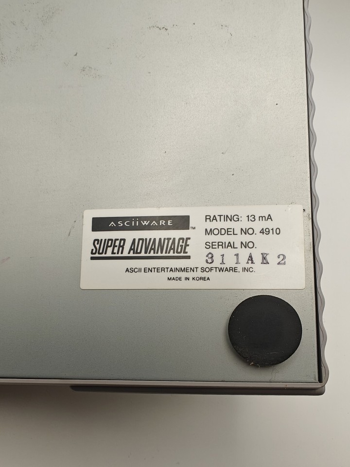 Super Nintendo SNES Asciiware Super Advantage Arcade Controller (Model ...