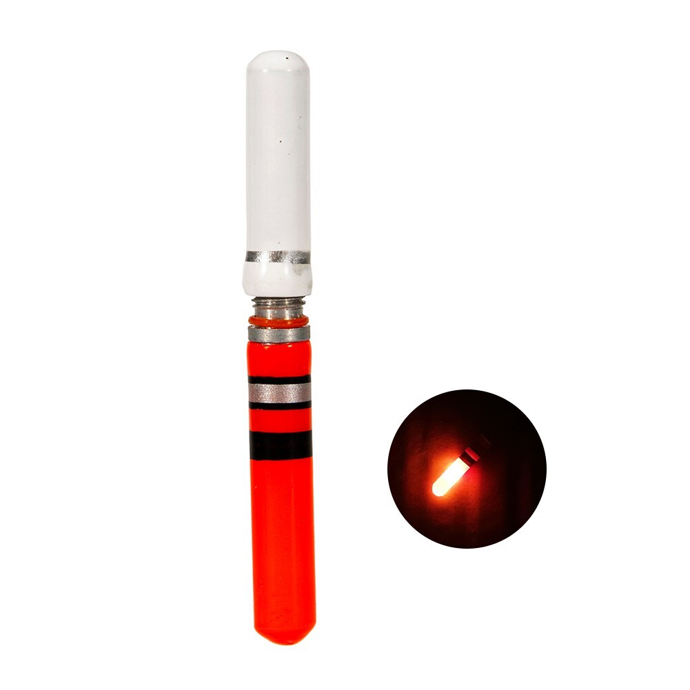 Durable LED Float Light Stick ABS Buoy Light Luminous Red/Green Tackle ...
