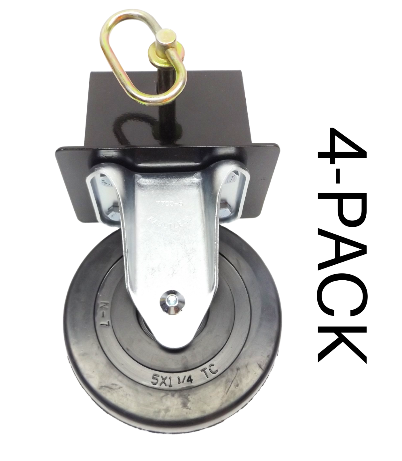 Lot of 4 Pig DLY204 Caster Assembly 5″ | eBay