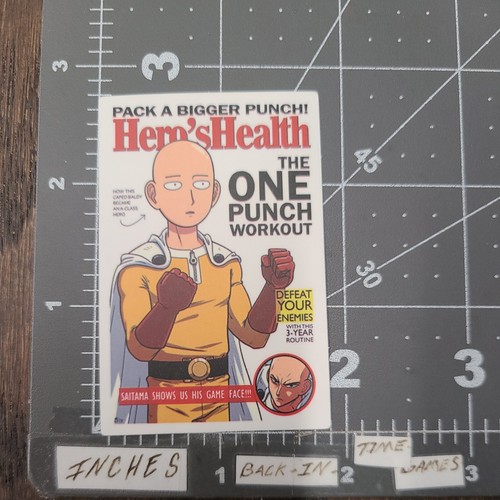 One Punch Man Adult Humor Sticker For Guitar Laptop Notebook Skateboard ...