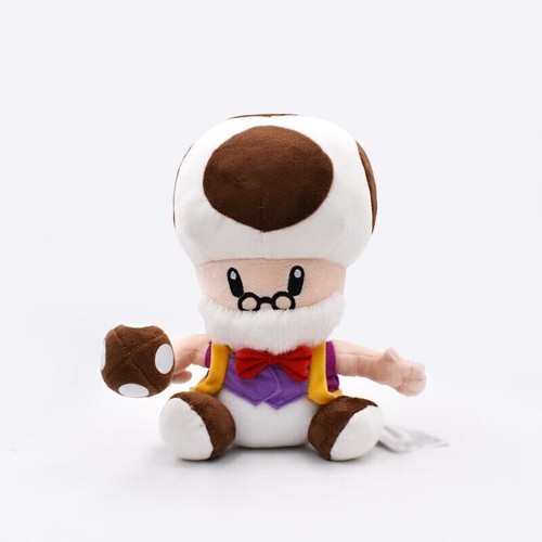 Super Mario Bros. Toadsworth Stuffed Animals Plush Doll 9 Inches Kids ...