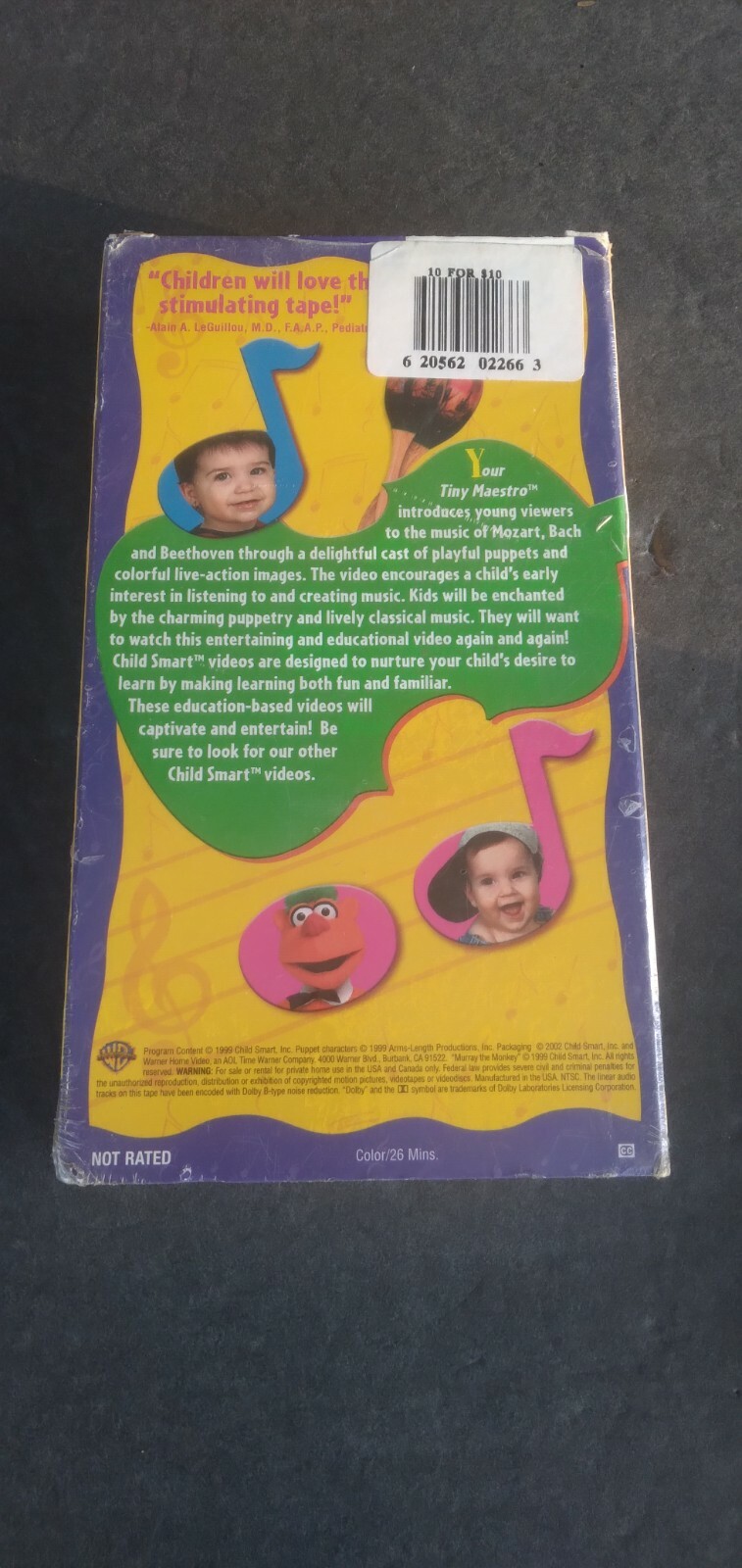 Child Smart Your Tiny Maestro vhs 1999. Factory sealed your child will ...