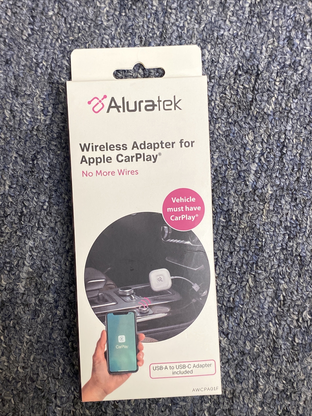 Aluratek - Wireless Adapter for Apple CarPlay - White | eBay