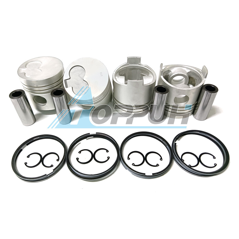 4 set Piston + Rings Kit STD for Mazda HA T3000 3.0L Engine Hyster Yale ...