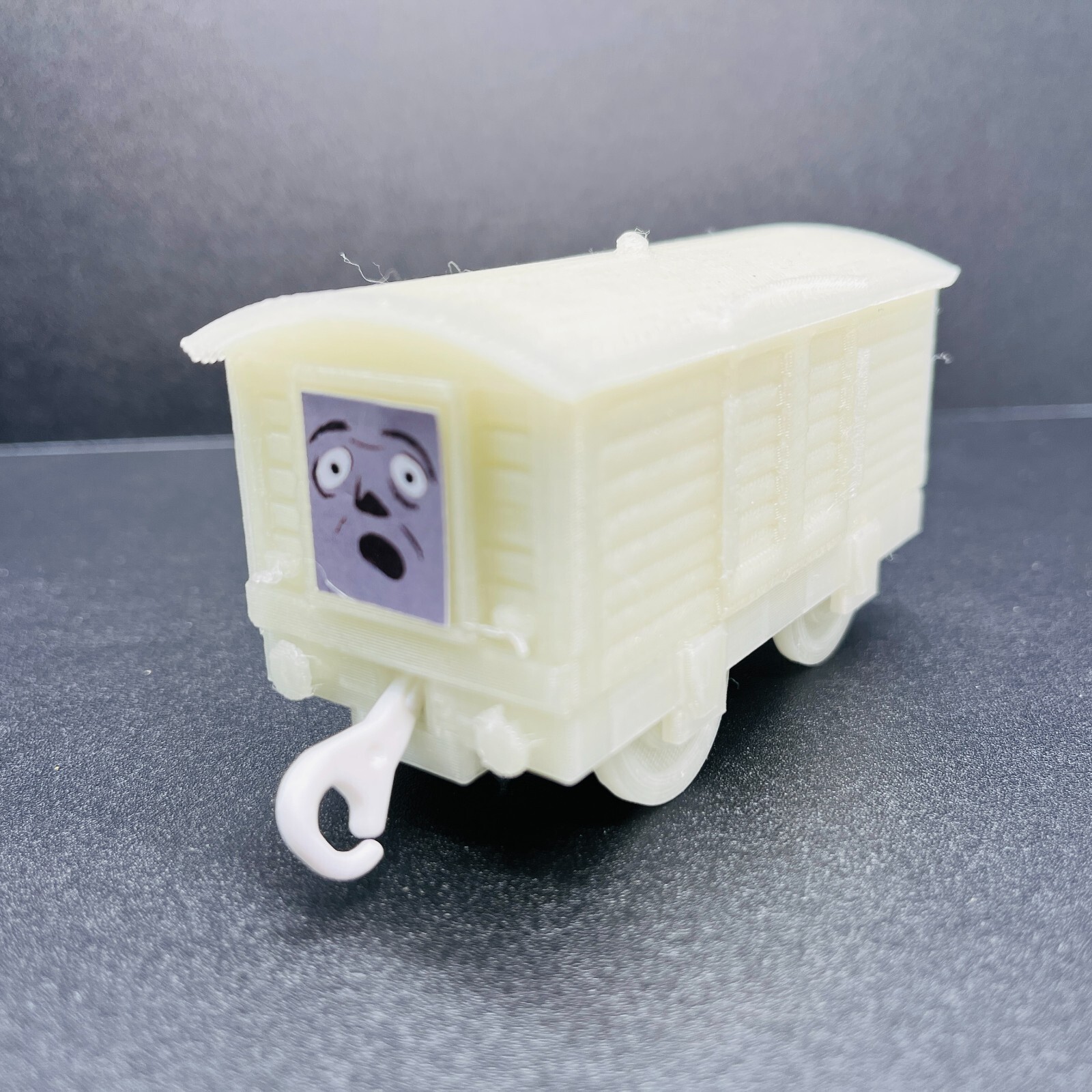 Thomas & Friends Trackmaster CUSTOM Green Glow In Dark Box Car Train ...