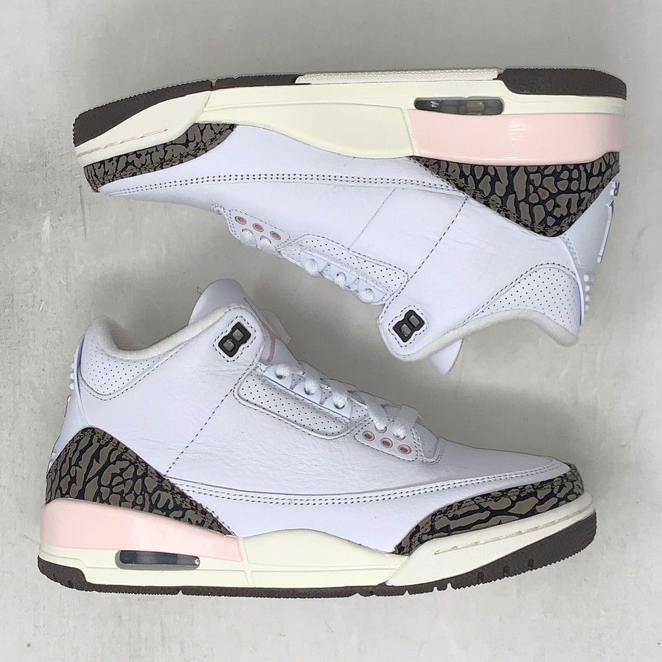 Air Jordan 3 'Neapolitan' White Sneaker, Size 10 BNIB CK9246-102 | eBay