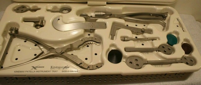 Stryker 6430-2-100 Kinemax Patella orthopaedic Instrument Set for sale ...