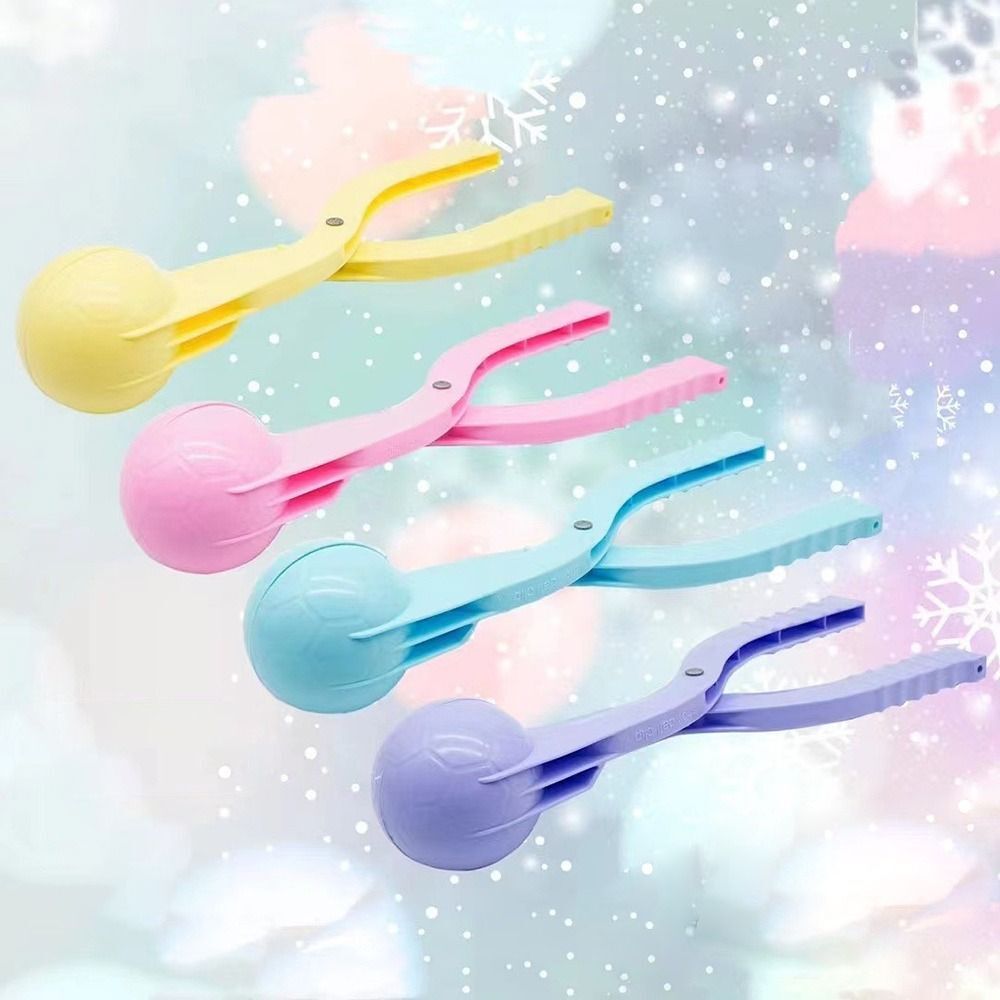 Plastic Snowball Maker Tool Random Color Snowball Clip Kids Gift | eBay