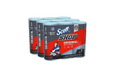 Scott Blue Shop Towel Cleaning Wipes 3-Pack Bundle of 3 Roll | eBay