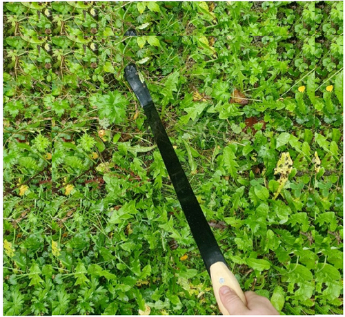 800mm HEAVY DUTY WEED SLASHER SLASH CLEARING LONG GRASS WEEDS WHIP SCYTHE SICKLE | eBay