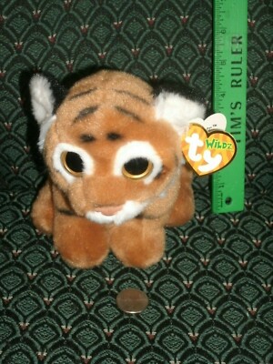 Ty WILDZ * 8" * POUNCER * TIGER * MWMT * RARE * VHTF * No Birthday ...