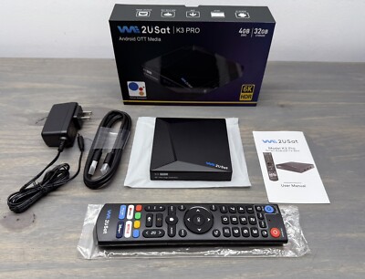 We 2U Sat K3 PRO Android BEST streaming TV Box! - WE2USAT Free Shipping ...