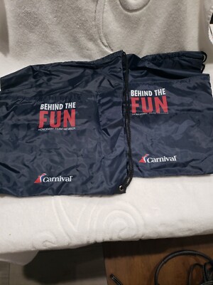 Carnival Behind The Fun String Backpack 2 Pcs | eBay