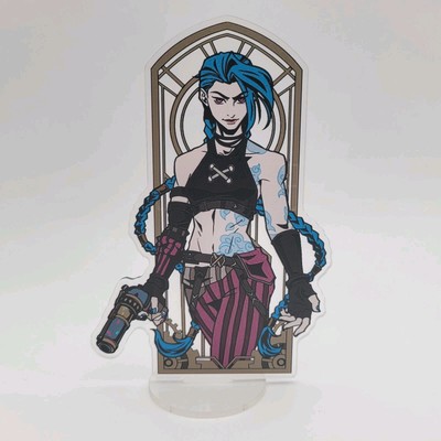 Arcane League of Legends JINX Acrylic Stand 6" Game Display Desk Table ...