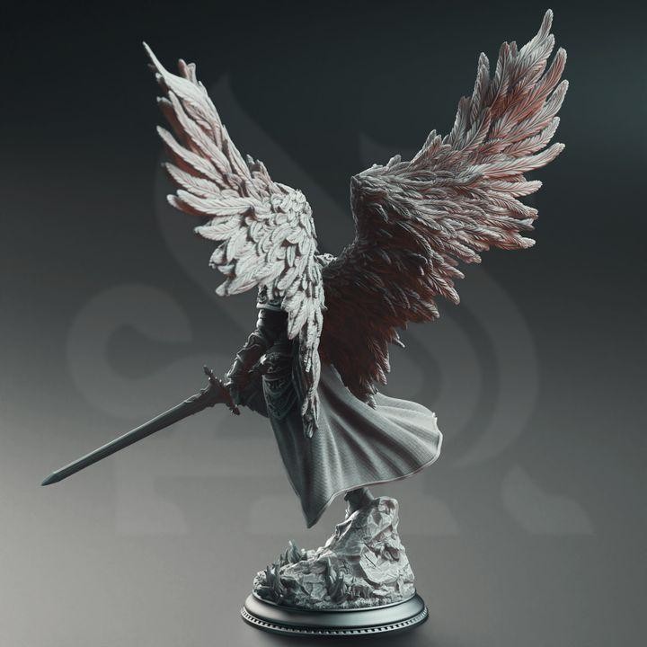 Lydia Merciless Female Angel Fighter Paladin Cleric Miniature | DnD D&D ...